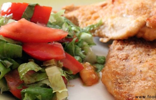 Συνταγή: Κοτόπουλο σνίτσελ - Food Trails