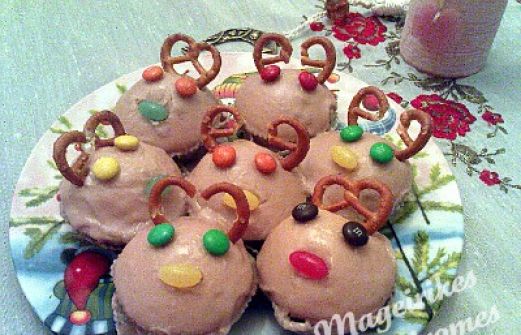 Συνταγή: Χριστουγεννιάτικα Cupcakes τάρανδοι