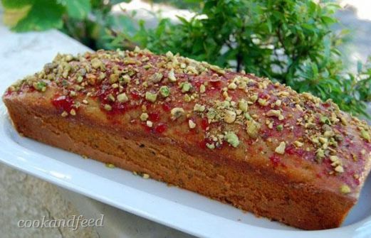 Συνταγή: κέικ με φιστίκια Αιγίνης/Pistachio Cake
