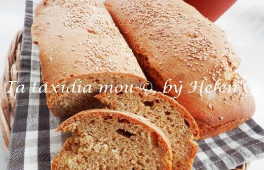 Συνταγή: Ψωμί Ολικής με Φυσικό Προζύμι - Natural Sourdough Bread