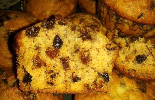 Συνταγή: Muffins με μπανάνα και σταγόνες σοκολάτας