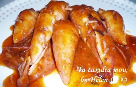 Συνταγή: Καλαμάρια Γεμιστά με Ρύζι
