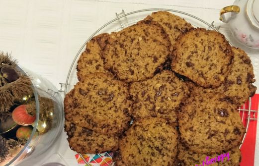 Συνταγή: Cookies με κομματάκια σοκολάτας και νιφάδες βρώμης