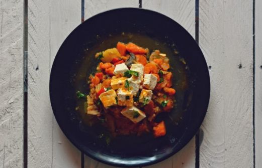 Συνταγή: γιαχνί με γλυκοπατάτες / sweet potato ragout
