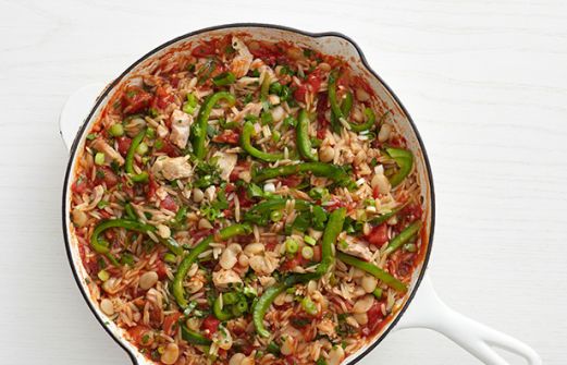 Συνταγή: ΚΡΙΘΑΡΑΚΙ ME ΤΟΝΟ ΚΑΙ ΜΥΡΩΔΙΚΑ